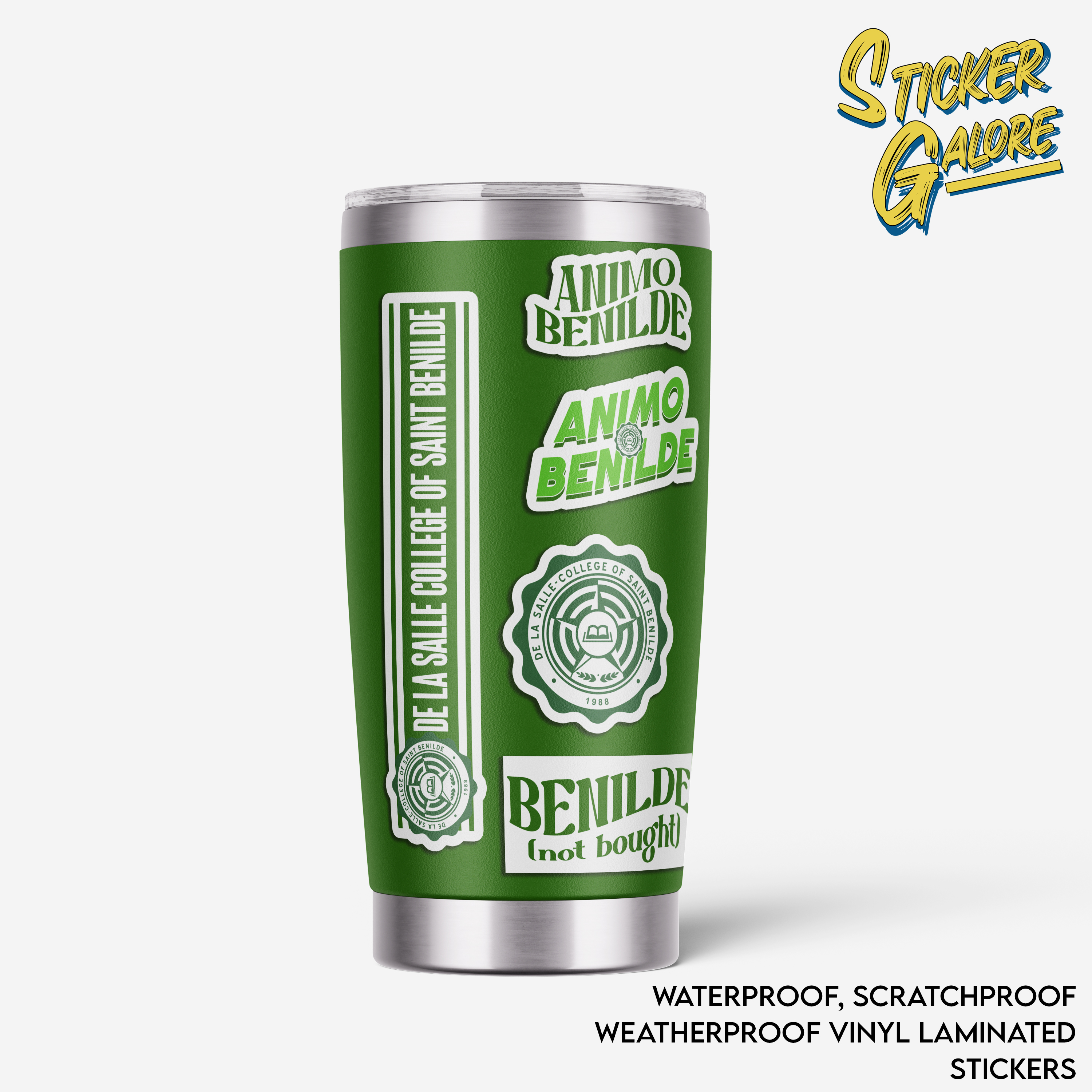 COLLEGE OF ST. BENILDE WATERPROOF STICKER INSPIRED LA SALLE VINYL ...