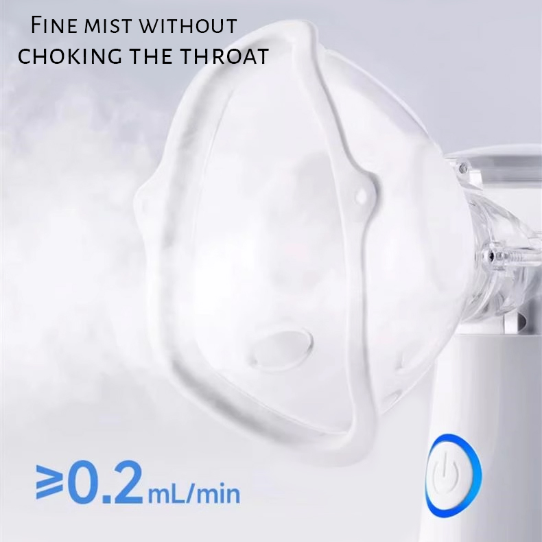 Mesh Nebulizer Machine Handheld Rechargeable Asthma Kid Adult Safe ...