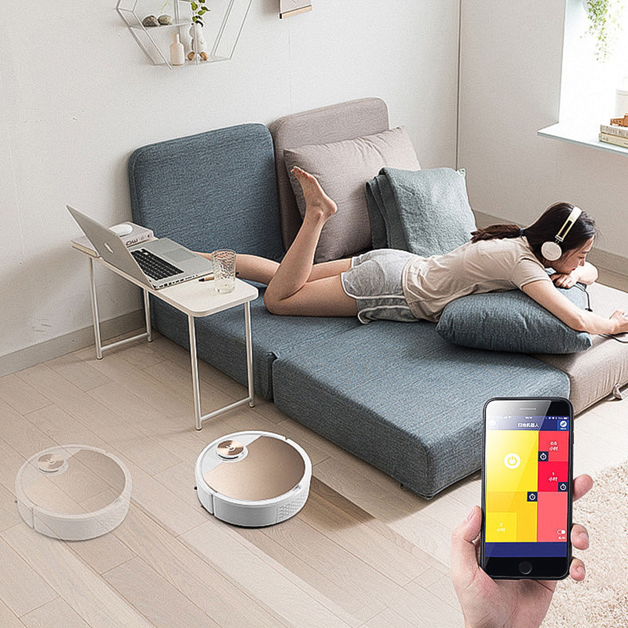 Smart Robot Vacuum F5 Cleaner Sweep Mop Vacuum Cleaner Intelligent 4in1 ...