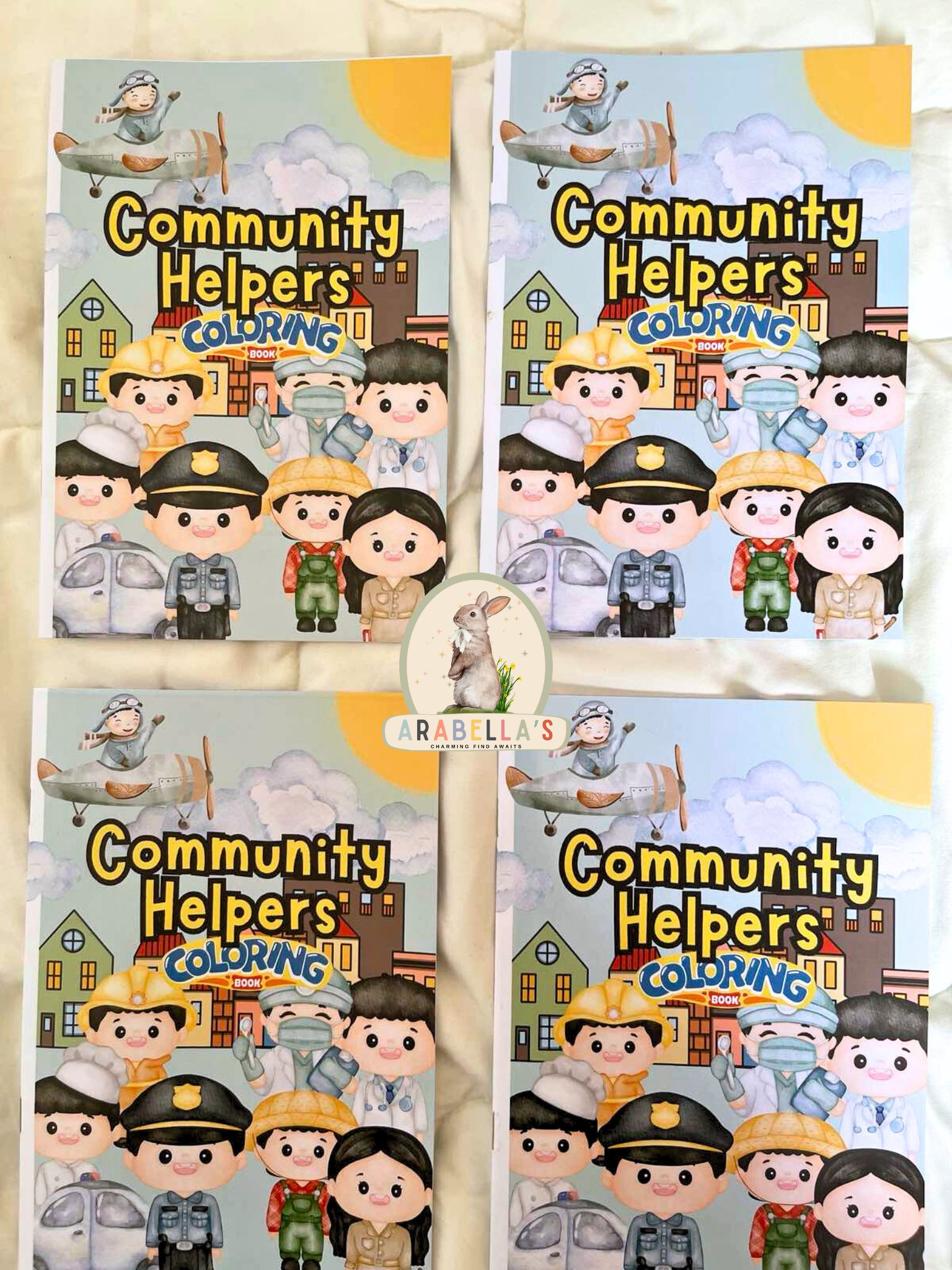 Community Helpers Coloring Book | Shopee Philippines