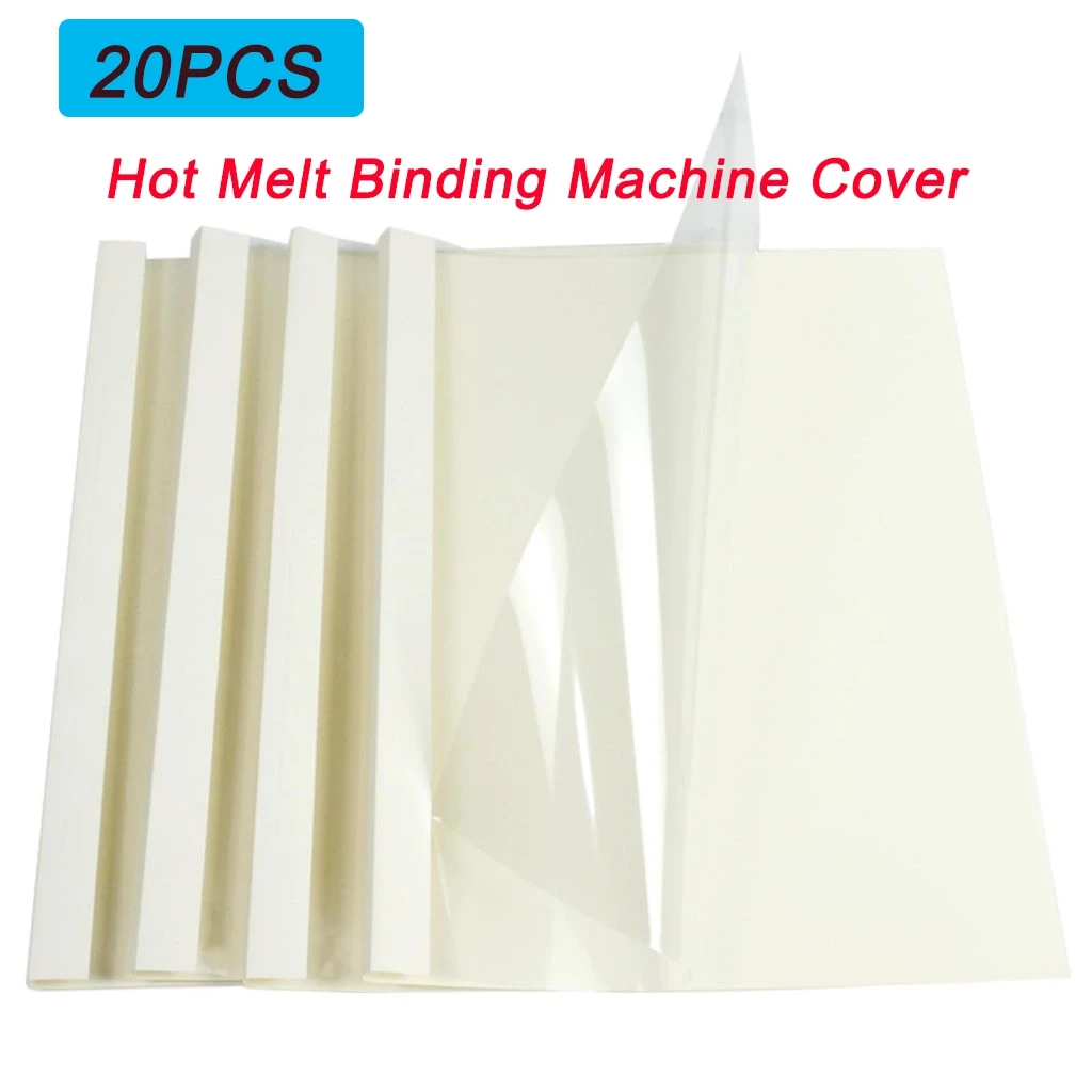 20Pcs 2/4/8/15MM Hot Melt Binding Machine Cover Automatic A4 Book Paper ...
