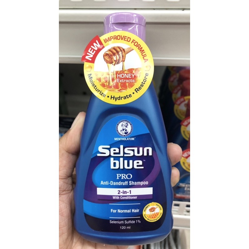 Selsun Blue ProX Extra Strength Anti Dandruff Shampoo 120ml | Shopee ...
