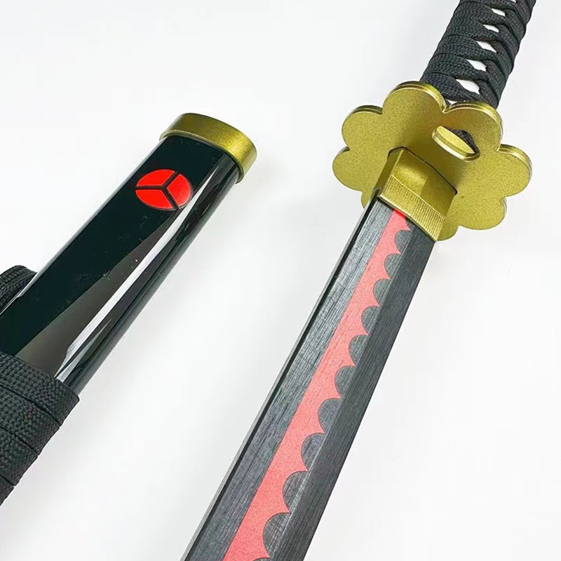 【DUZ】Japanese Anime Cosplay Sword One Piece Roronoa Zoro Samurai Wooden ...