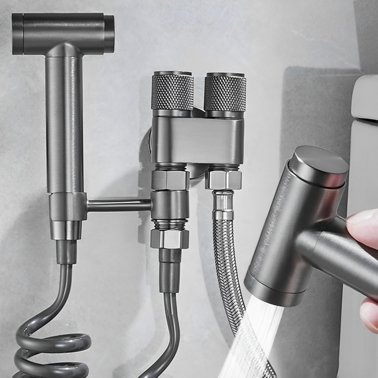 Dual Purpose Tap Double Outlet Angle Valve,Double Square Valve Double ...