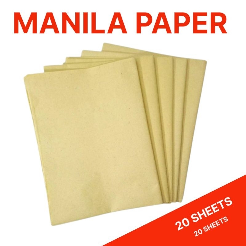 Manila Paper Whole Folded 90cm x 120cm 20sheets For Practice Paper ...