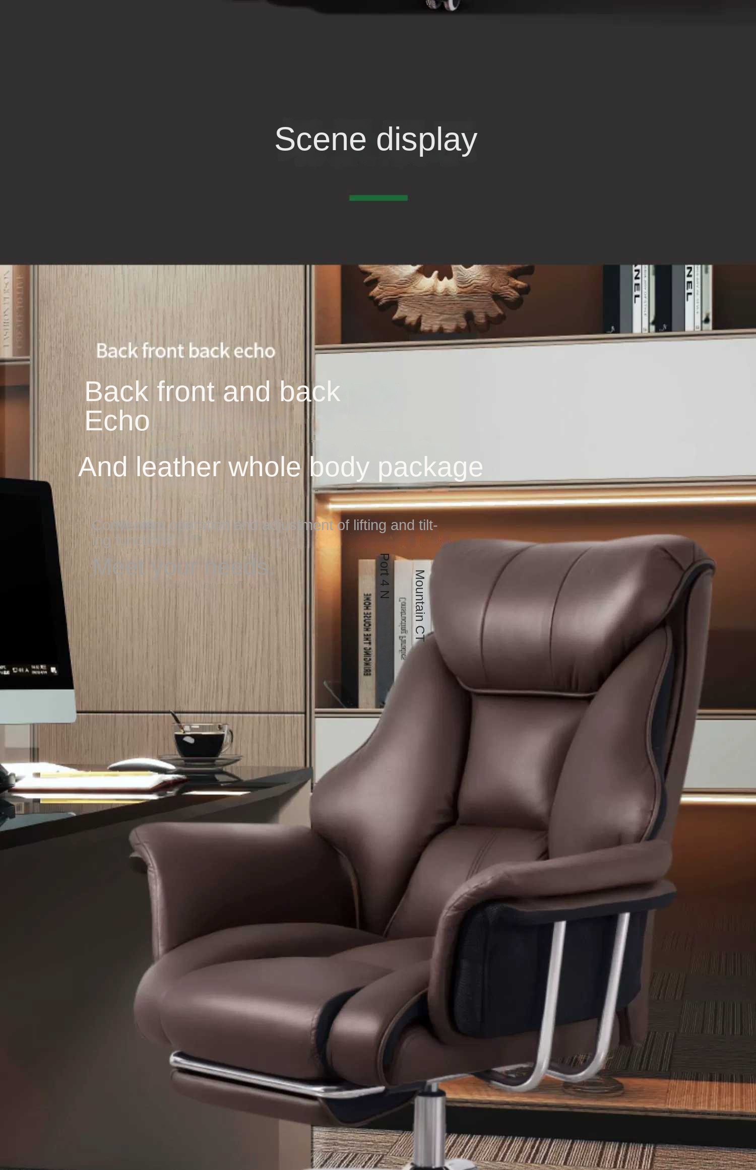 L&Q Comfort High Back Comfortable Executive Office Chair Ergonomic ...