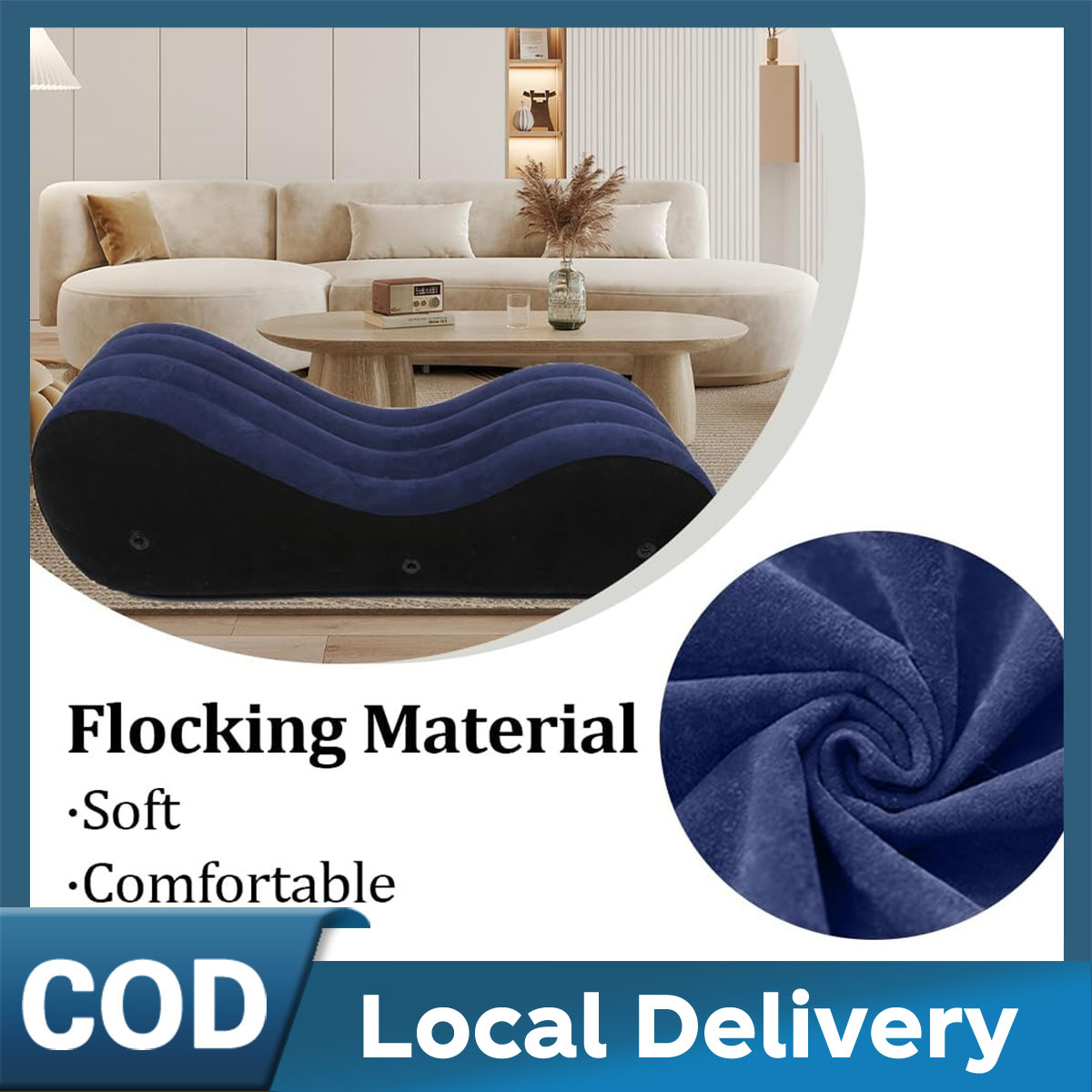 Compact Folding Inflatable Intimacy Sofa for Couples' Bonding Multi ...