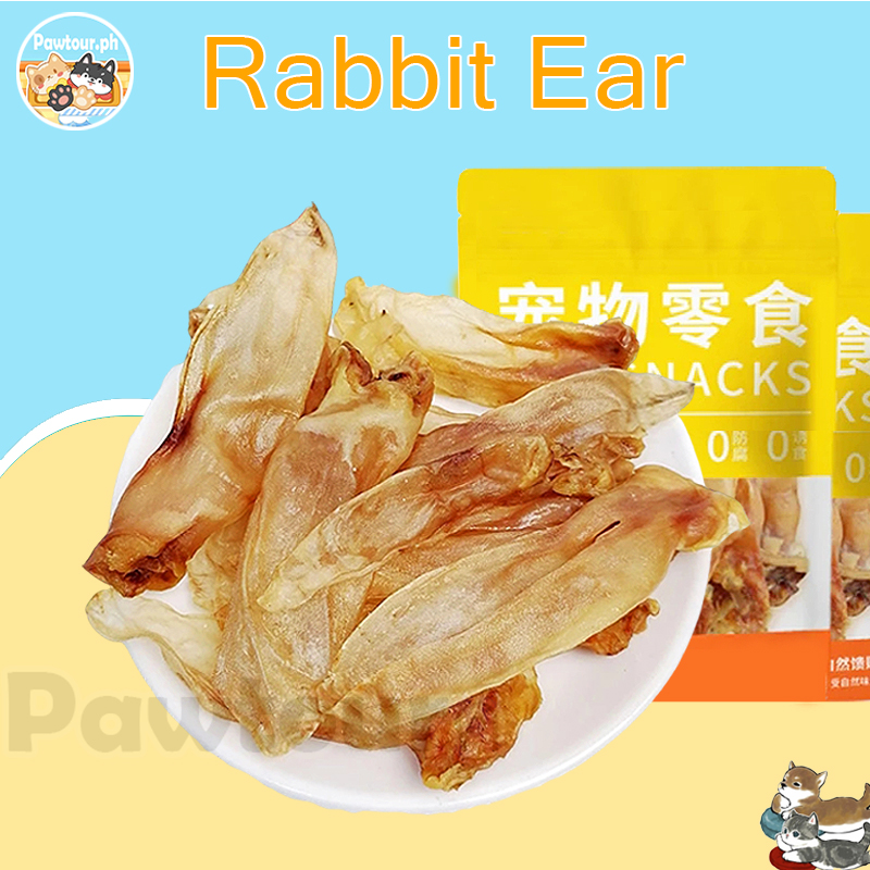 All natural dehydrated Pet Treat rabbit ears dog chews rabbit face ...