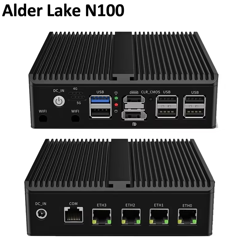 G30B 11th Gen N5105 Soft Router 4 Intel i225 2.5G LAN pfSense 2xDDR4 ...