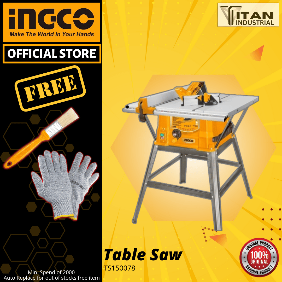 INGCO Table Saw 1500W TS150078 / 1850W TS18502 • Tm ss | Shopee Philippines