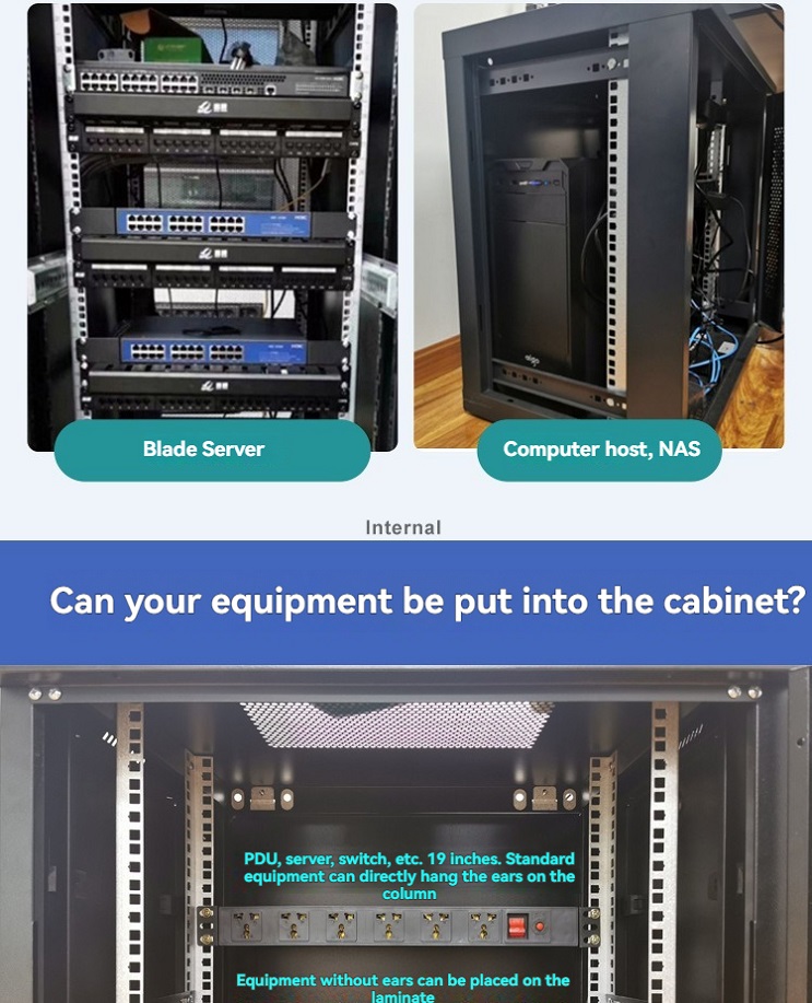 【Ship in 1 day】12U | 9U | 6U | 4U network data cabinet for outdoor,home ...