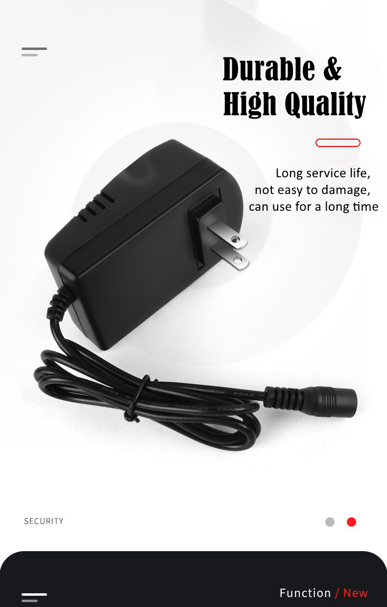 6 in 1 AC Adapter DC 3V 4.5V 5V 6V 7.5V 9V 12V Adjustable Voltage Power ...