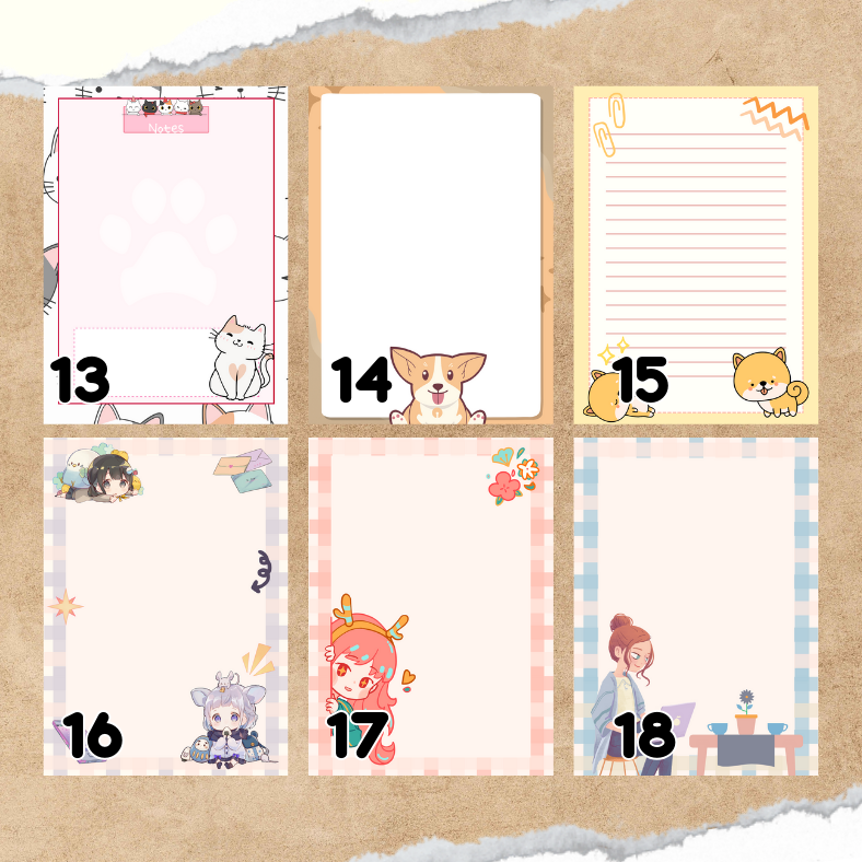 JM Customized Notepad with Name Personalized Stationery Design Gift ...