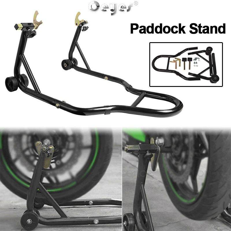 Heavy-Duty 2-in-1 Motorcycle Paddock Stand – Swing Arm & Spool Type ...