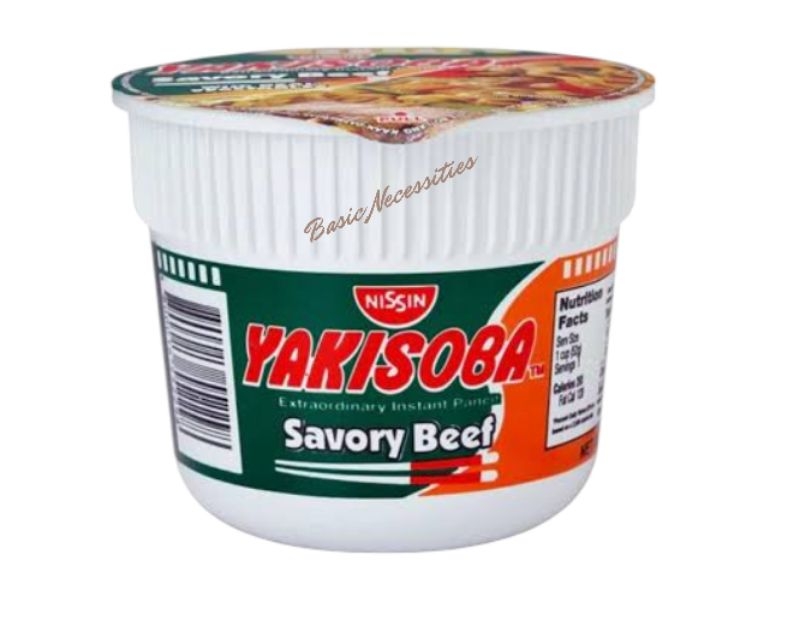 Nissin Yakisoba Cup Noodles Pancit Canton Set of 2 PCS | Shopee Philippines