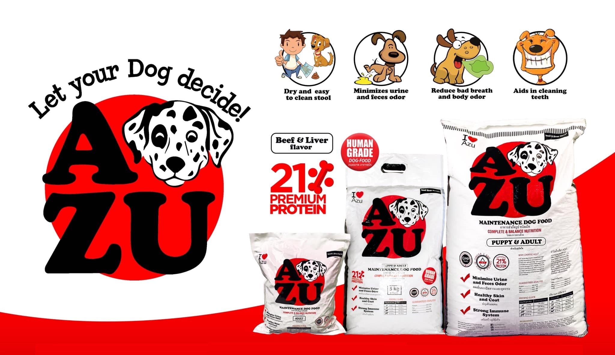 AZU Dog Food 5kg - Complete & Balanced Nutrition for Puppies & Adult ...