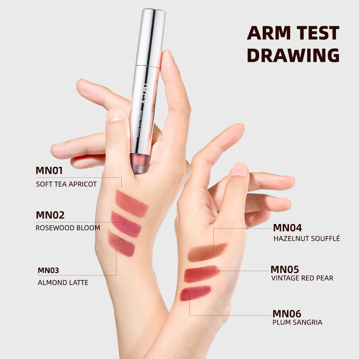 JMCY Velvet Matte Liptint Hydration Lock Color Non-drying Waterproof ...