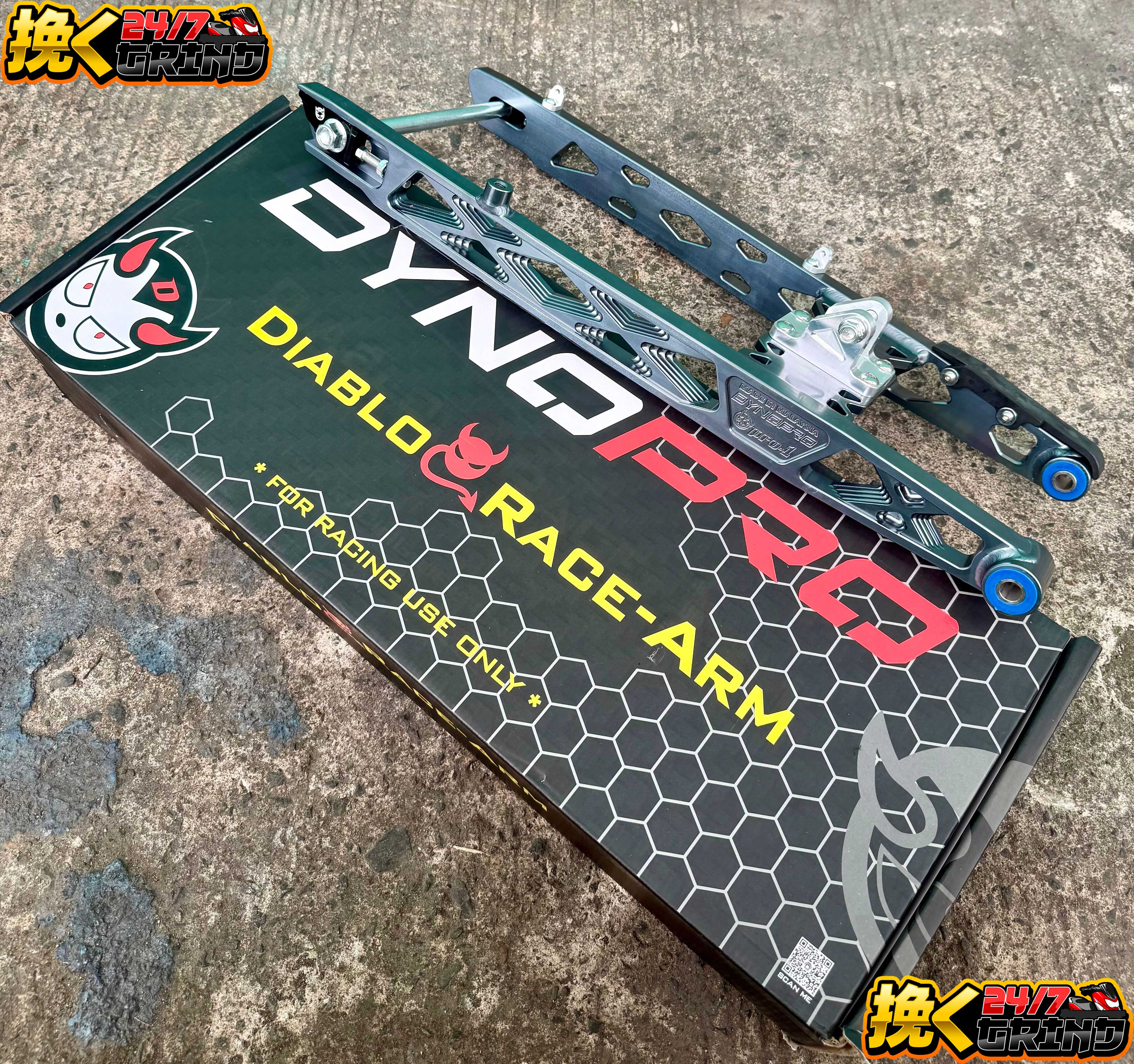 DYNO PRO CNC Swing Arm +2 PRO 1 For Sniper 150 / Sniper 155 Malaysian ...