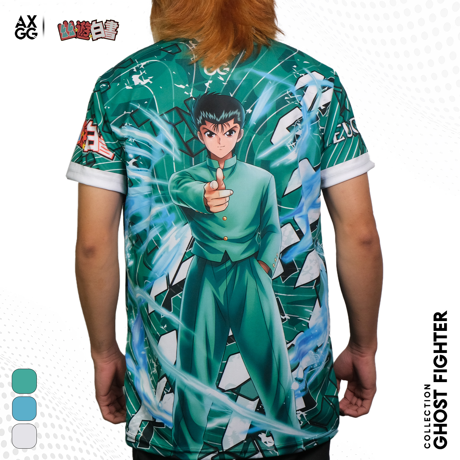 AXGG " Ghost Fighter " - Anime T-Shirt | Shopee Philippines