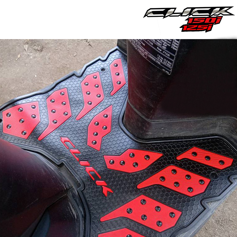 HONDA Click Rubber Footboard Matting 125i /150i With Bolts and Nuts Mat ...