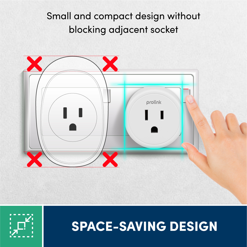 Prolink DS-3201-US WiFi Smart Socket and Smart Plug with Timer and ...