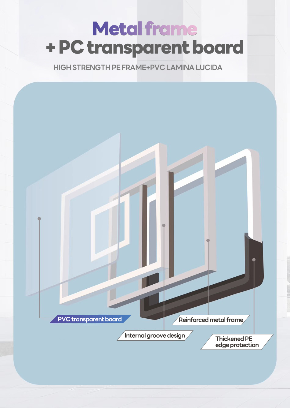 Heavy Duty Basketball Stand Standard Adult Portable Basketball with ...