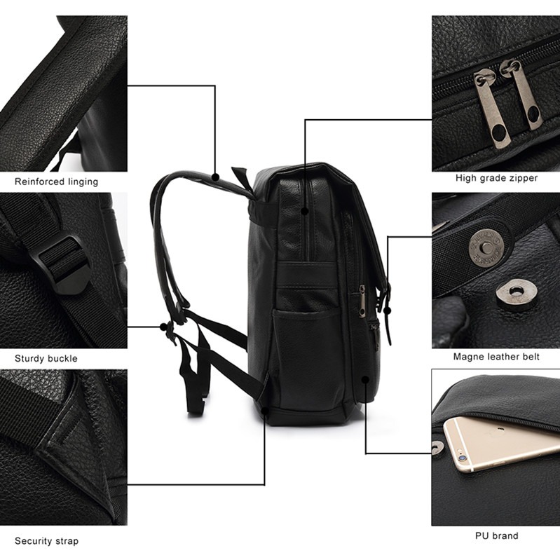 Notebook computer bag fashion South Korean fashion cool backpack men ...