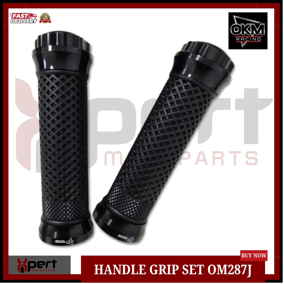 HANDLE GRIP SET OKM-275A RED/BLUE/BLACK/SILVER | Shopee Philippines