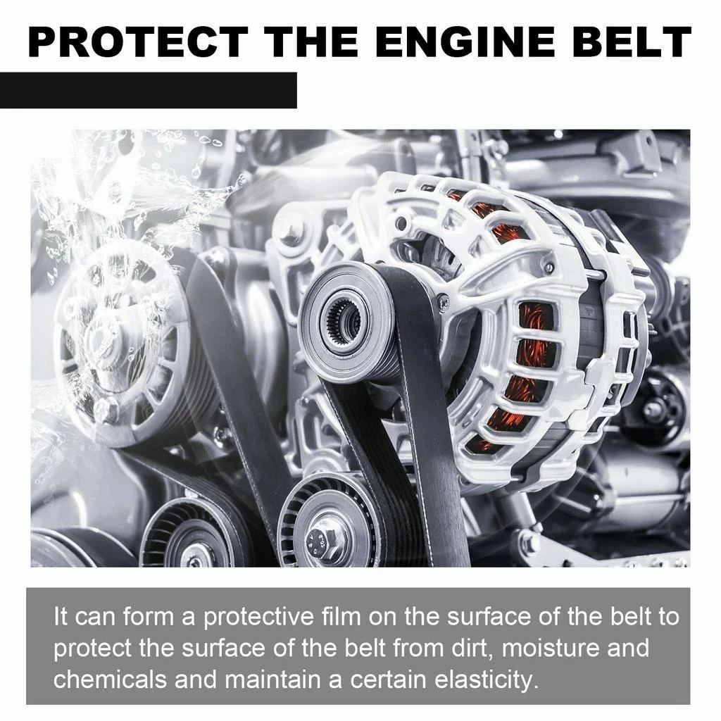 280ml Belt Dressing Spray Engine Belt Lubricant Engine Belt Silencer ...