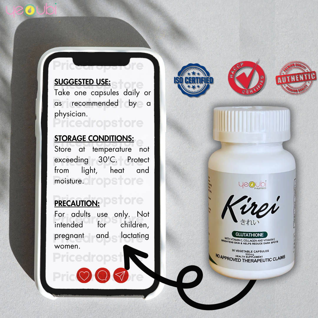 Yeoubi Kirei Glutathione + Collagen – Skin Whitening & Anti-Aging ...