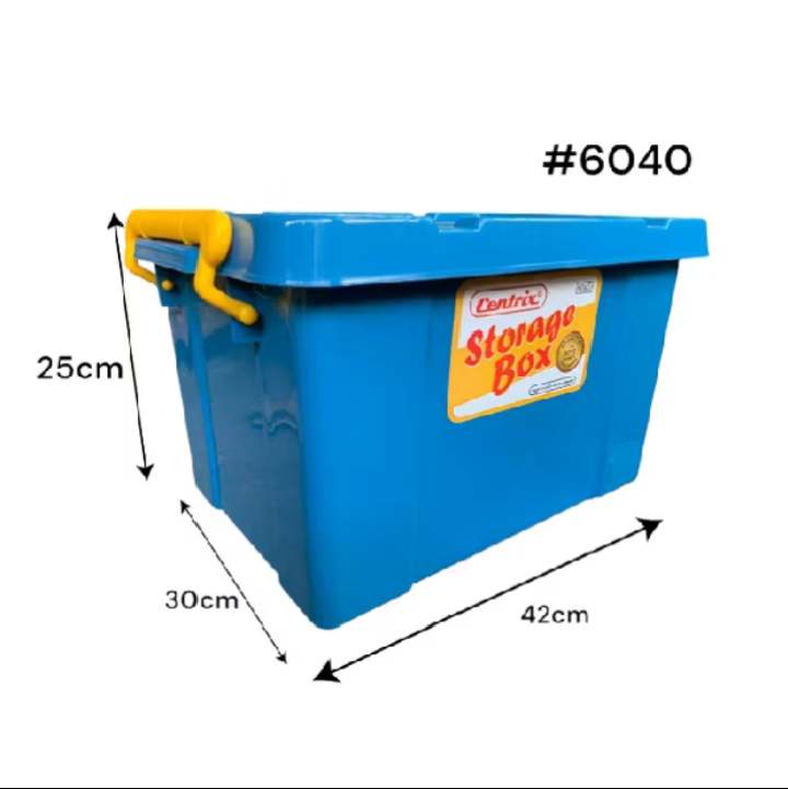 STORAGE BOX #6040 CENTRIX STORAGE BOX WITH SIDE CLIP COVER (50 LITERS ...
