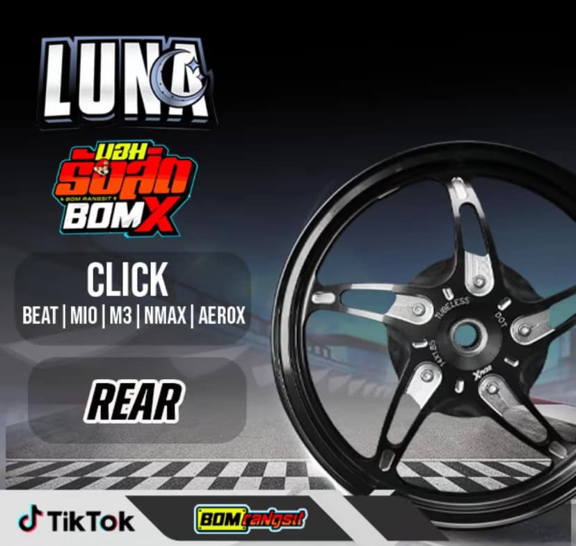 BOM X LUNA mags Bom Rangist mags For Click 125/150/Mio sporty/125i/Mio ...