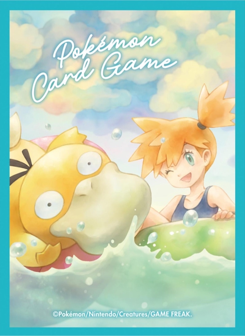 Pokemon TCG Sleeves - Misty & Psyduck - Trading Card Game Accessories ...