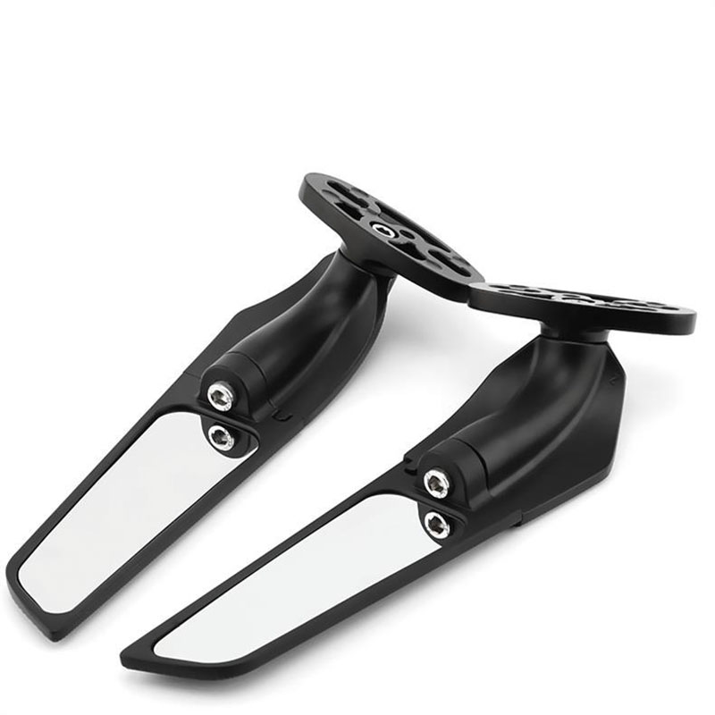 Motorcycle Winglet Side Mirror Universal Rearview Mirror Wind Wing ...