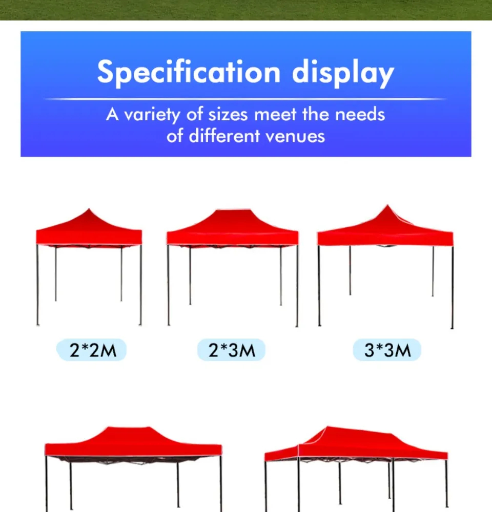 2x2M 2.5x2.5M 2x3M 3x3M 3x4.5M Foldable Retractable Tent Tent Outdoor ...