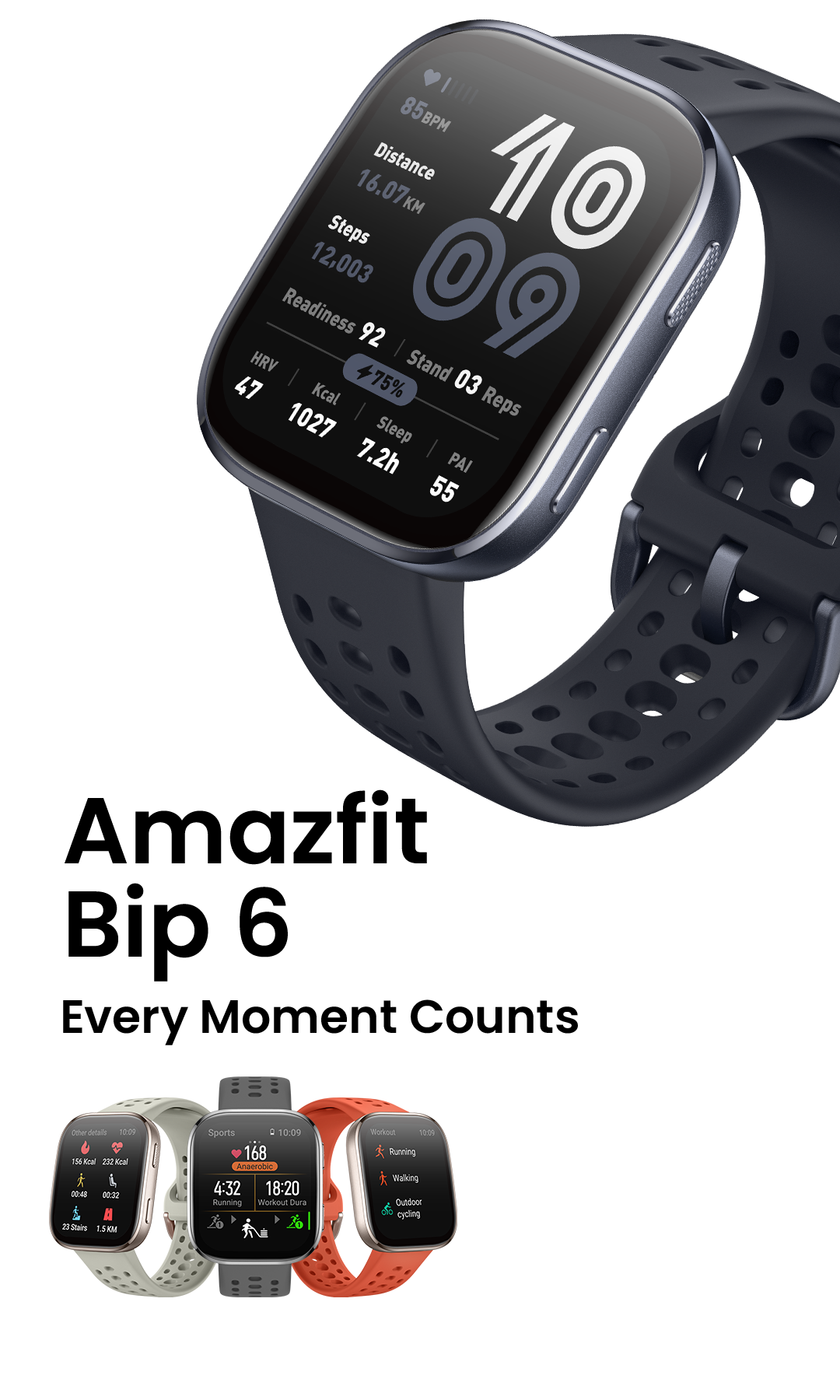 [Hot] Amazfit Bip 6 Smartwatch 1.97" AMOLED Lightweight Design GPS ...