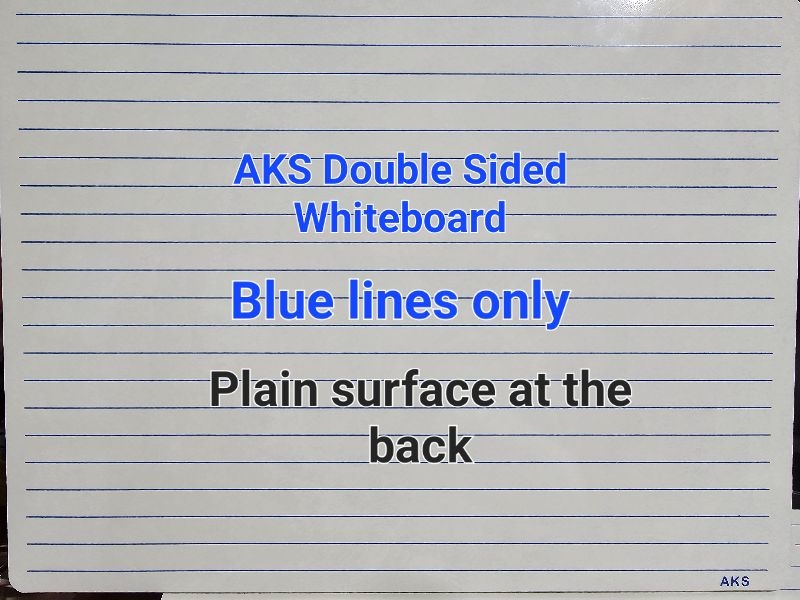 AKS Blue Lines Double Sided Whiteboard | Shopee Philippines