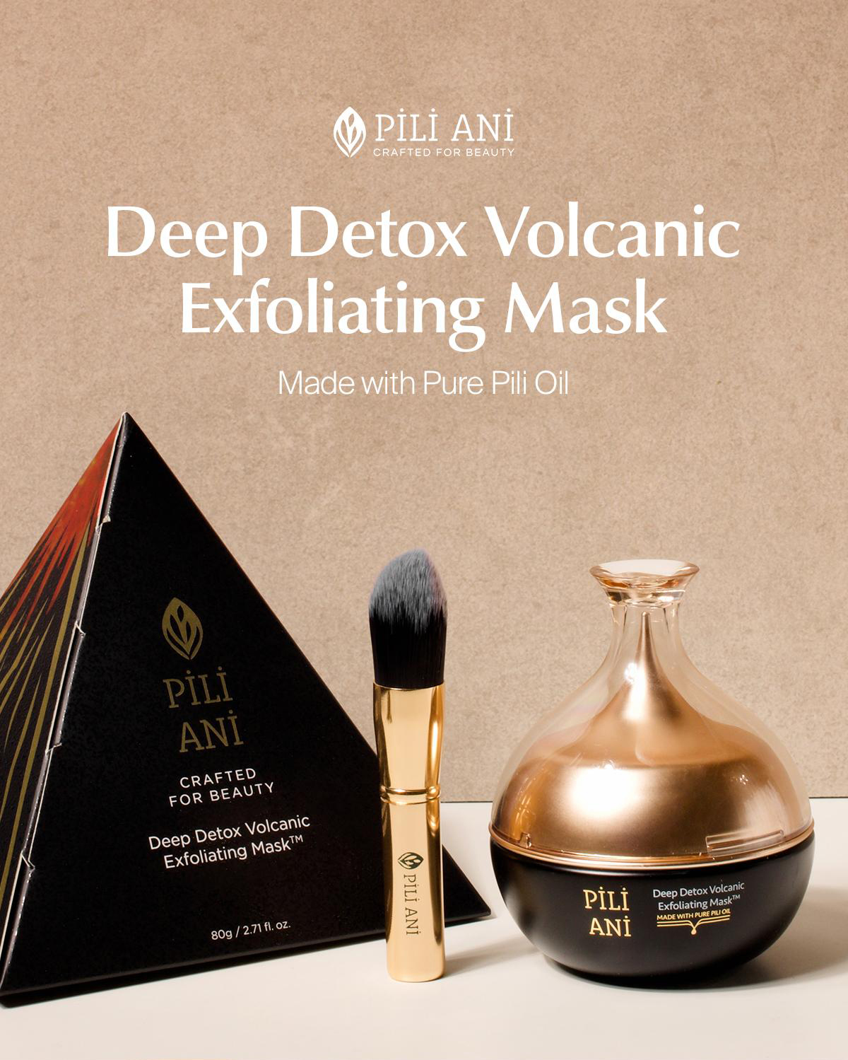 PILI ANI Deep Detox Volcanic Exfoliating Mask – Powerful Detoxification ...