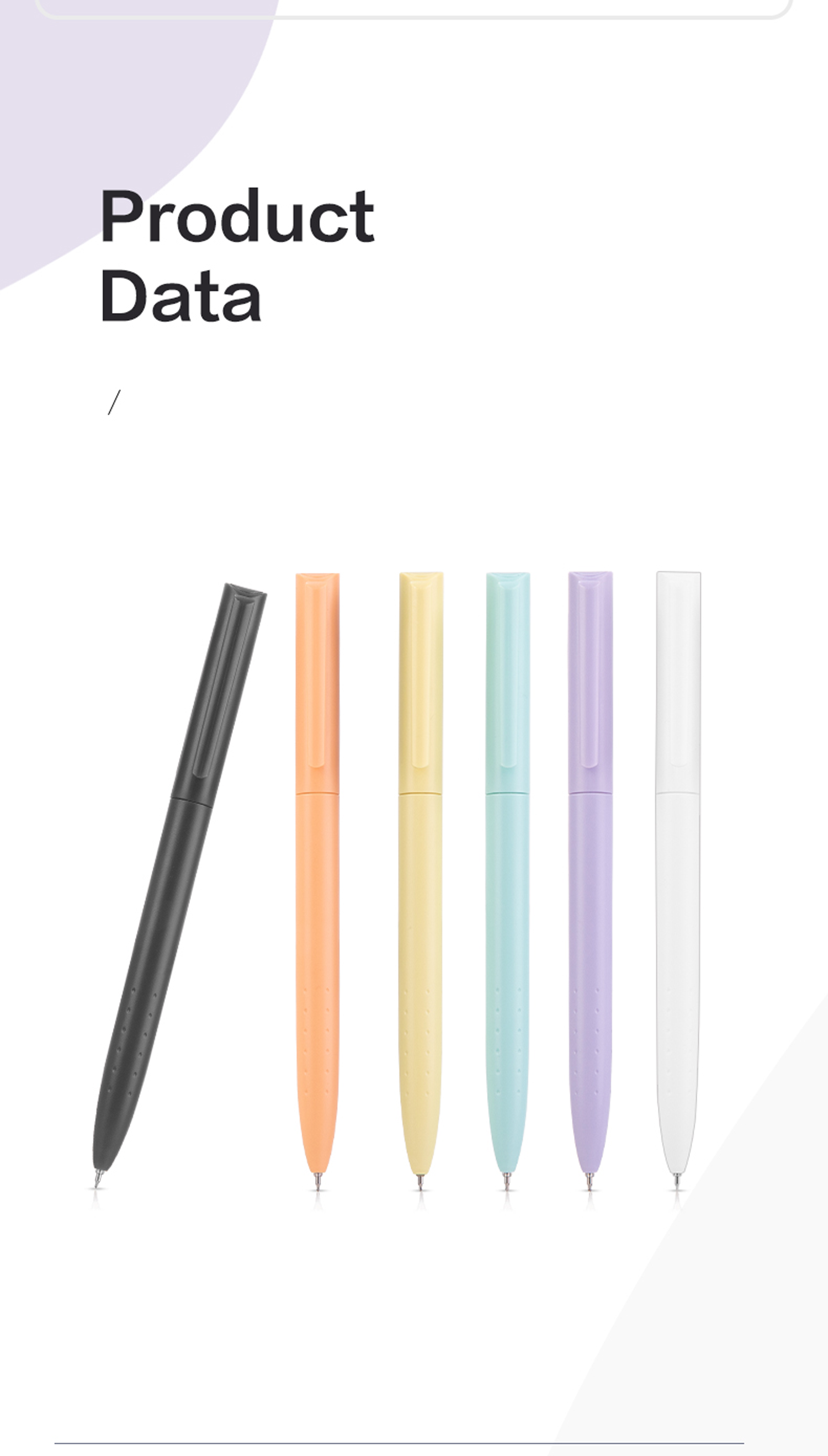 Deli S8 Linfini Black Gel Pen 0.5mm | Shopee Philippines