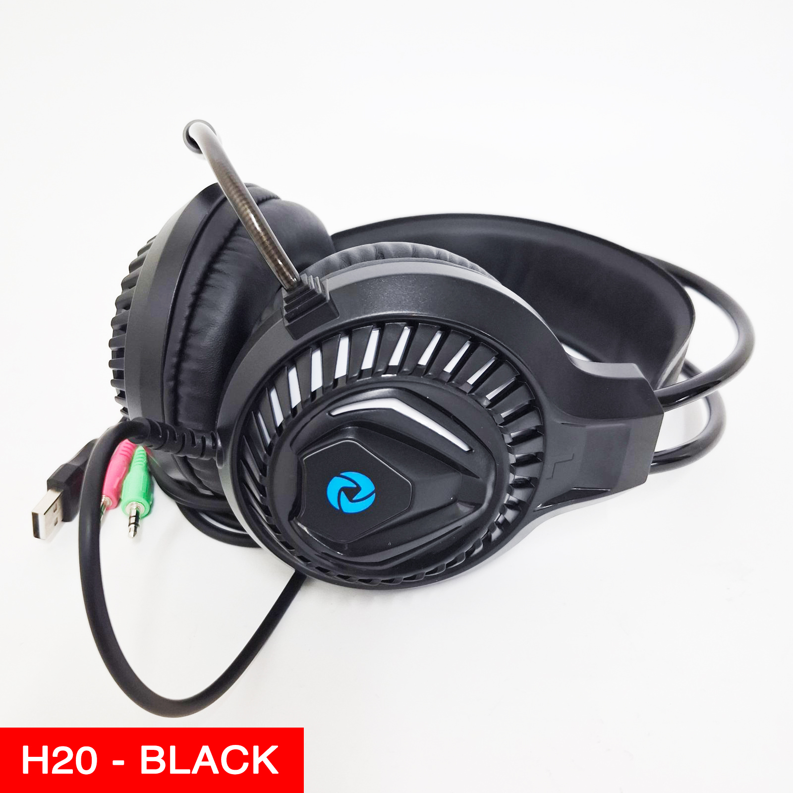 InPlay H20 RGB Gaming Headset - with Built in Microphone and Volume ...