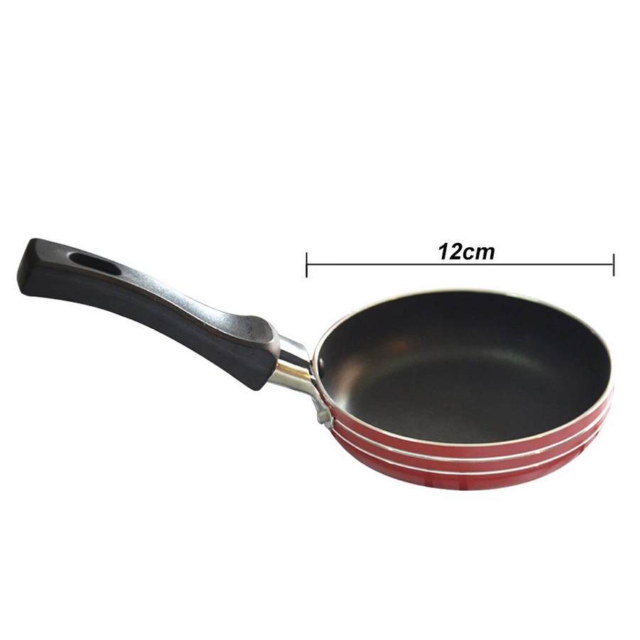 CQW 12cm Mini Frying Pan Non-Stick Pan Portable Frying Egg Pan Kitchen ...