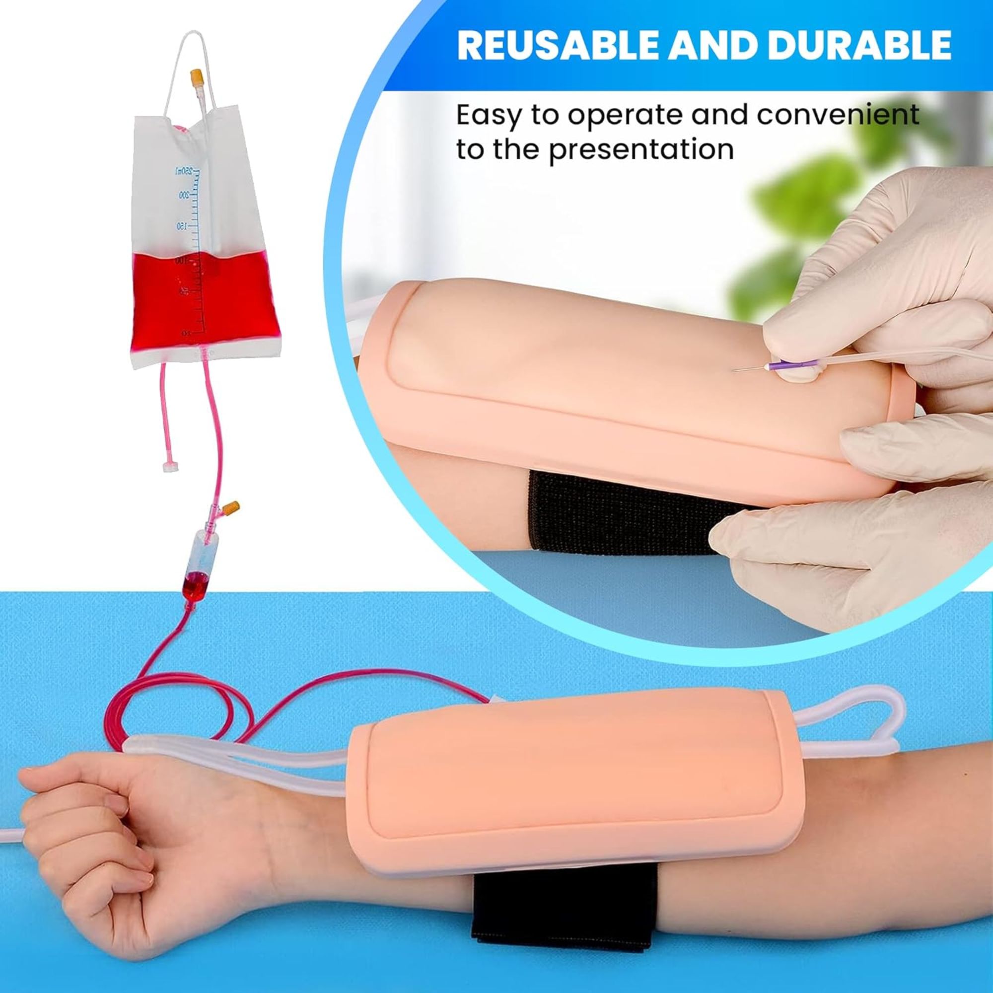 W540IVPK Wearable IV Practice Trainer Kit | Phlebotomy & Venipuncture ...