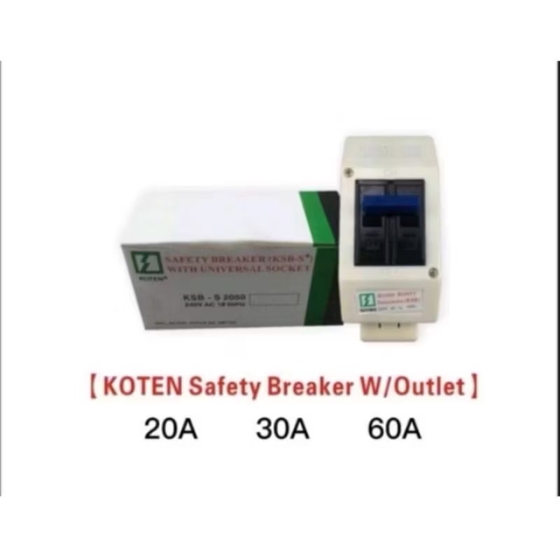 KOTEN Safety breaker without outlet15A-100A,KOTEN Safety breaker with ...
