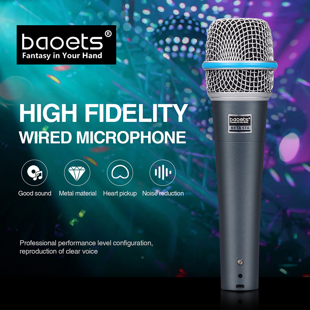 Wired vocal dynamic microphone original for videoke | Shopee Philippines