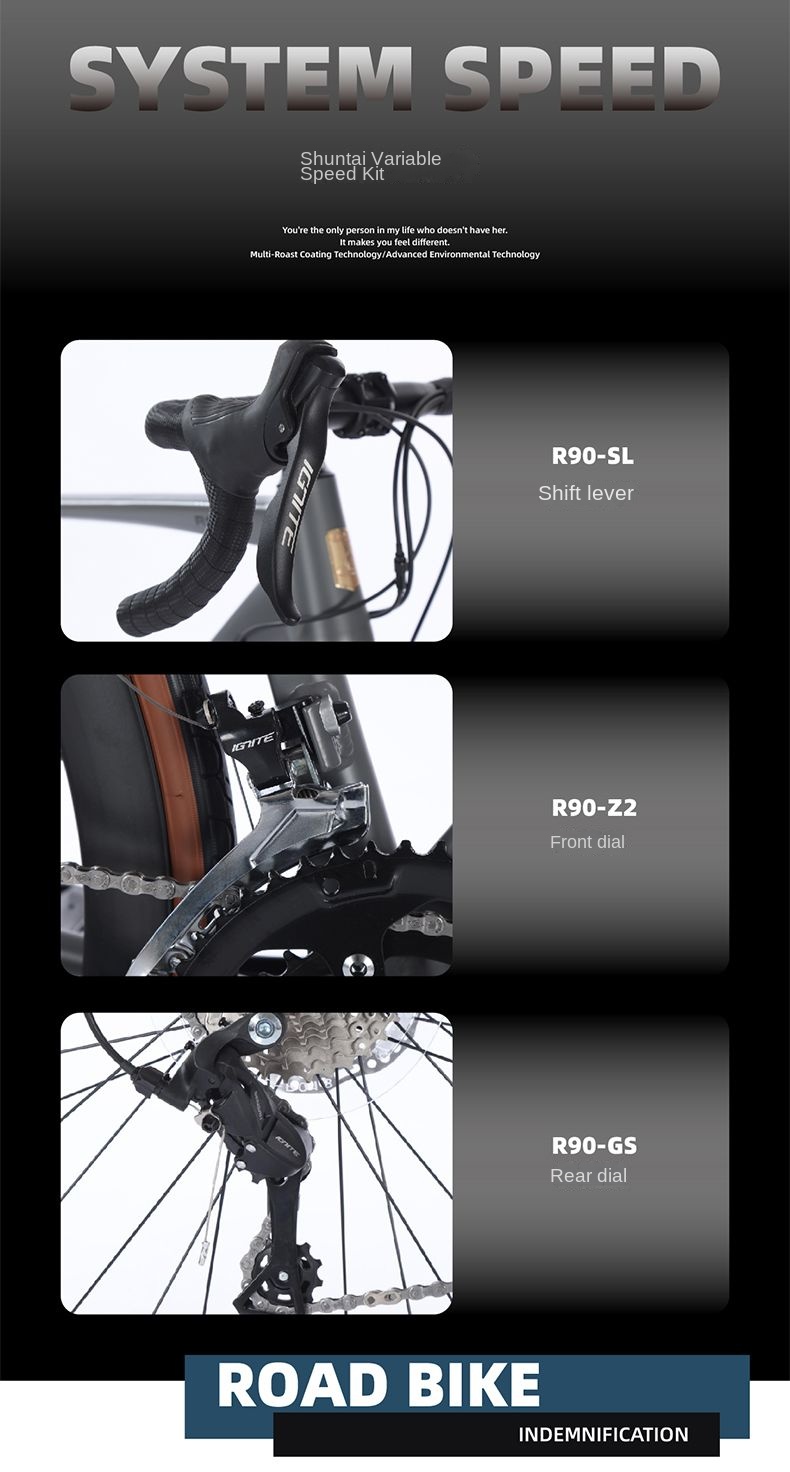 LUANDA 700cc Road Bike Aluminum bike road bike Alloy Road Bike Leisure Bikes Racing Bike ...