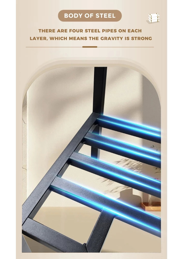 Water Container Rack 3 Layer Storage Rack Stainless Steel Water Bucket ...