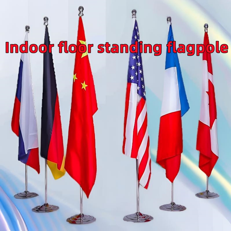 Stainless Flagpole 2mStand Flag Poles Indoor for Flags | Shopee Philippines