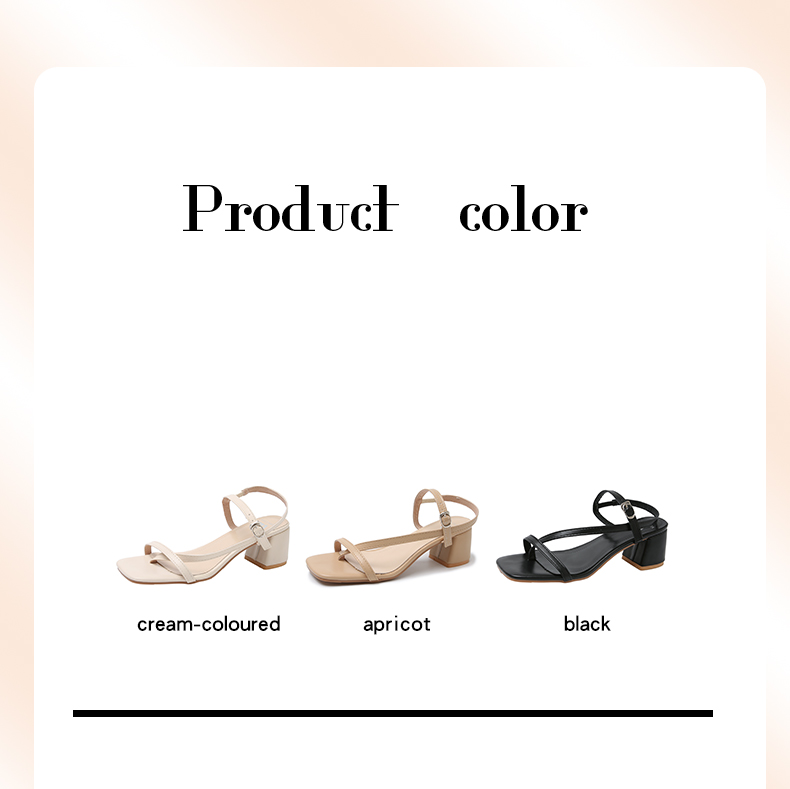Venalisa 2 inch High Heel Sandals Women's Shoes Open toe Chunky heel ...