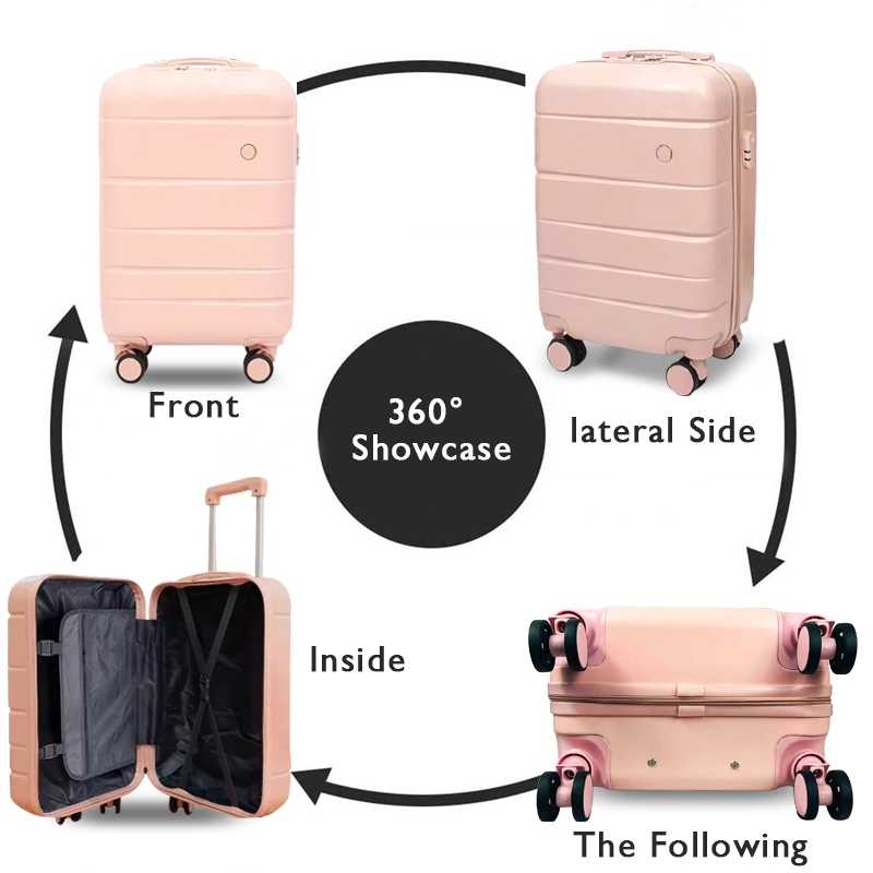 BoldEdge Maleta Travel Bag Luggage 7kg Suitcase 20inch Password Lock ...