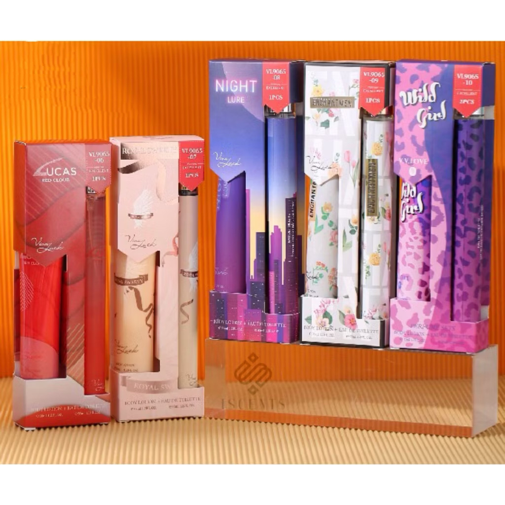 2 in 1 set body lotion and perfume spray 35ml bottle flower fragrance ...